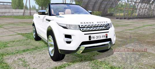 Land Rover Range Rover Evoque convertible 2016 para Farming Simulator 2017